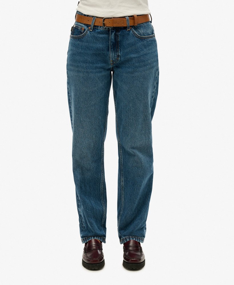 Mid Rise Straight Leg Jean | Fulton Vintage Blue 30 – Superdry