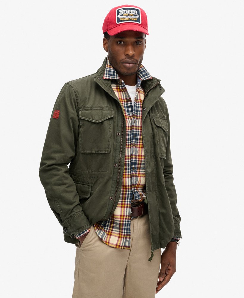 Rookie Military Jacket | Army Khaki Green – Superdry