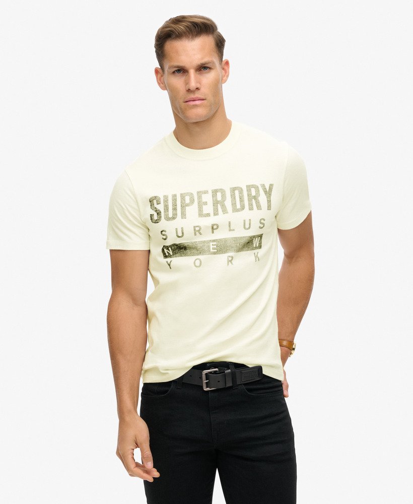 Surplus Graphic Tshirt | Off White – Superdry