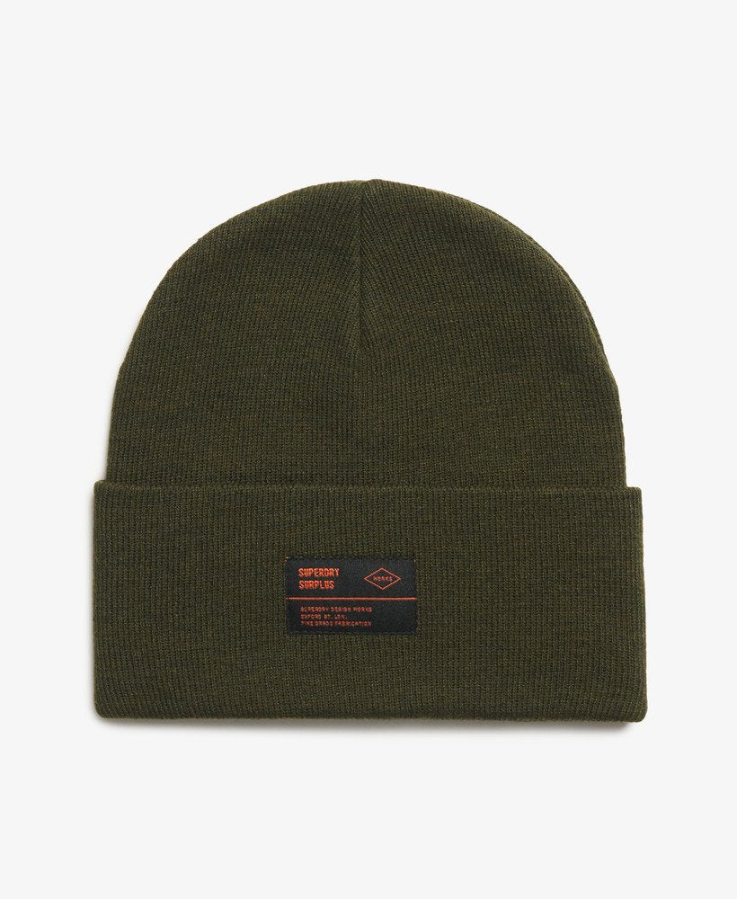 Surplus Knitted Beanie Hat | Surplus Goods Olive Green – Superdry