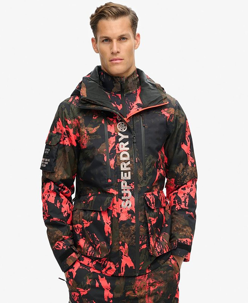 Ski Ultimate Rescue Jacket | Volcanic Mountain Orange – Superdry