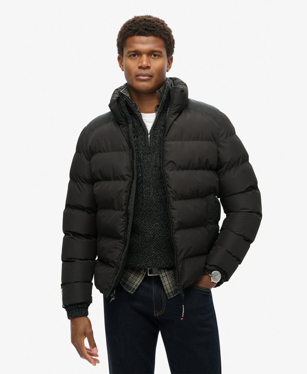 Sports Puffer Jacket | Black – Superdry