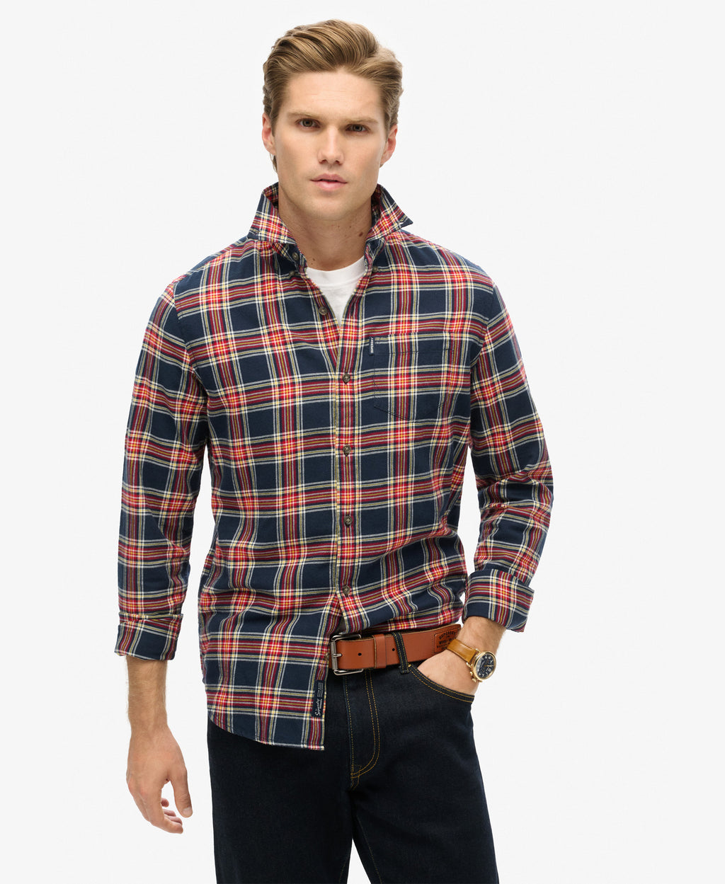 Vintage Check Shirt | Navy Check – Superdry