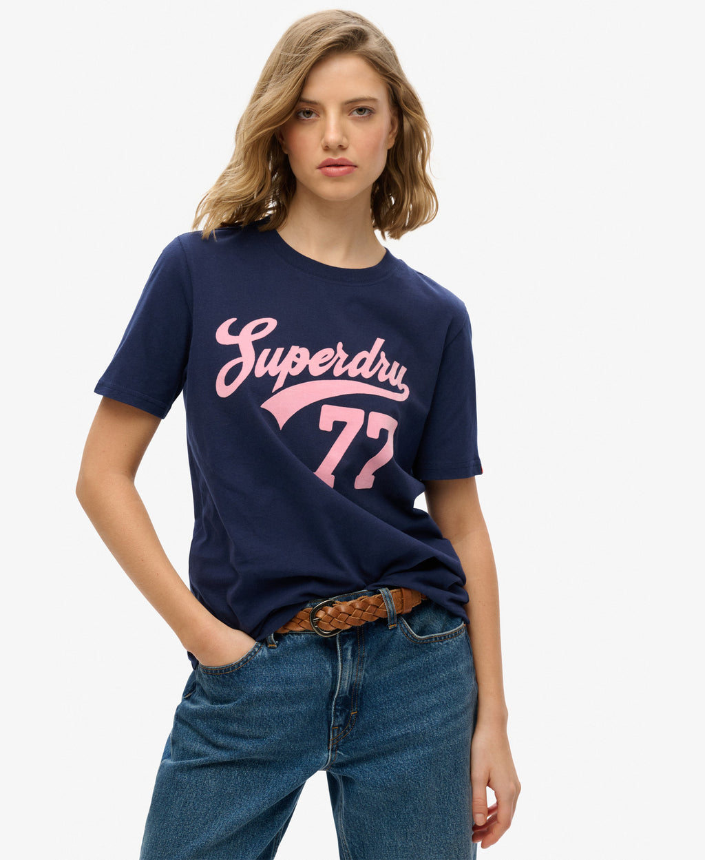 Super 77 Tee | Atlantic Navy – Superdry