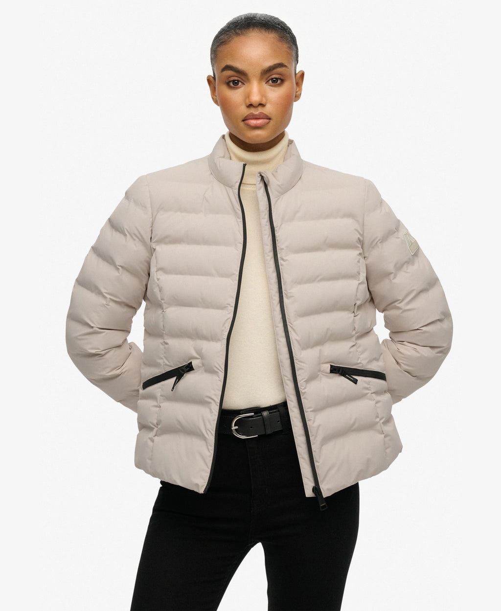 City Fuji Padded Slim Fit Jacket | Chateau Grey – Superdry