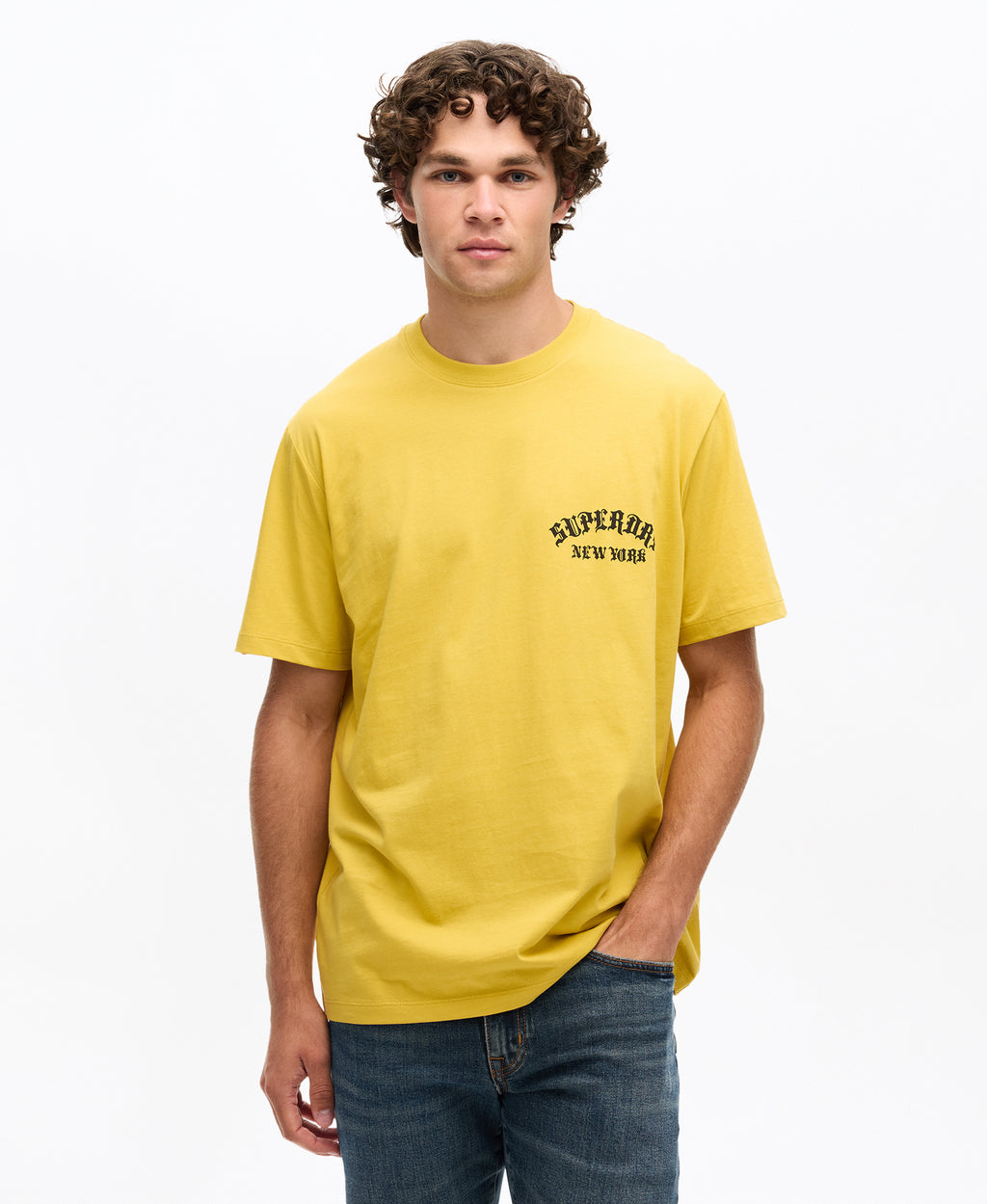 Trad Tattoo Graphic Tee | Oil Yellow – Superdry