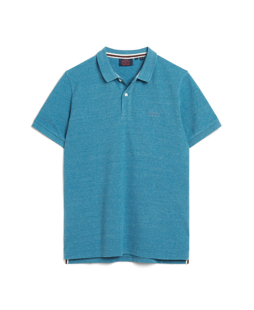 Classic Pique Polo | Alaskan Blue Marle – Superdry