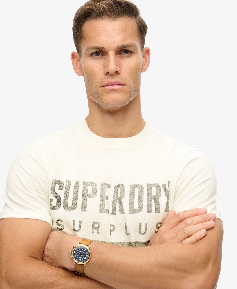Surplus Graphic Tshirt | Off White – Superdry