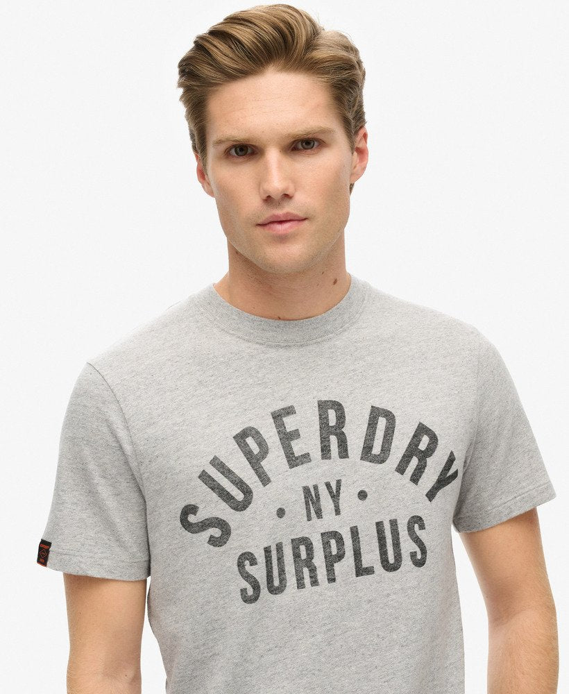 Surplus Graphic Tshirt | Surplus Grey Grindle – Superdry