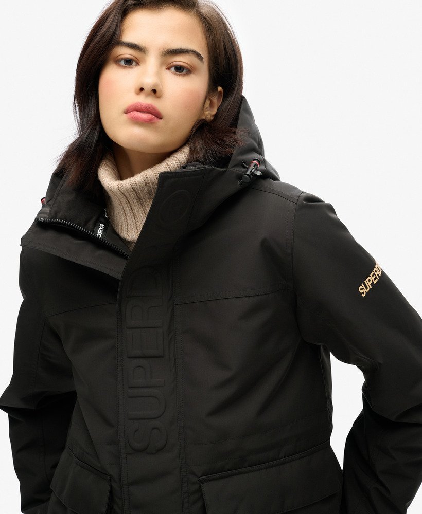 Hooded Ultimate Windbreaker Jacket | Black – Superdry