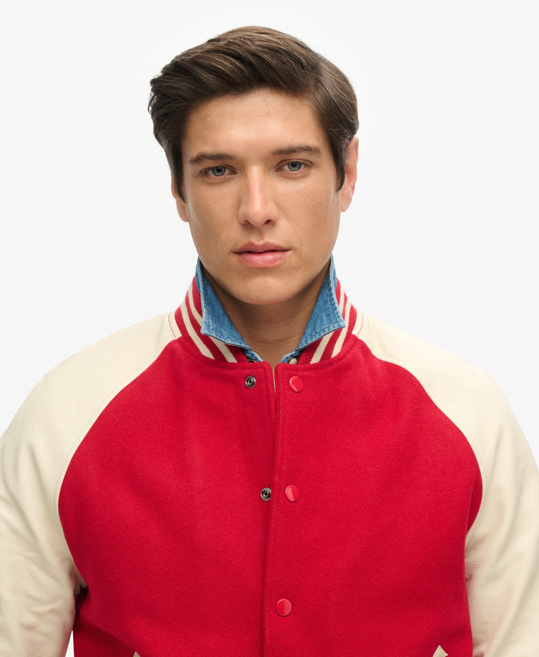 College Varsity Bomber Jacket | Varsity Red – Superdry
