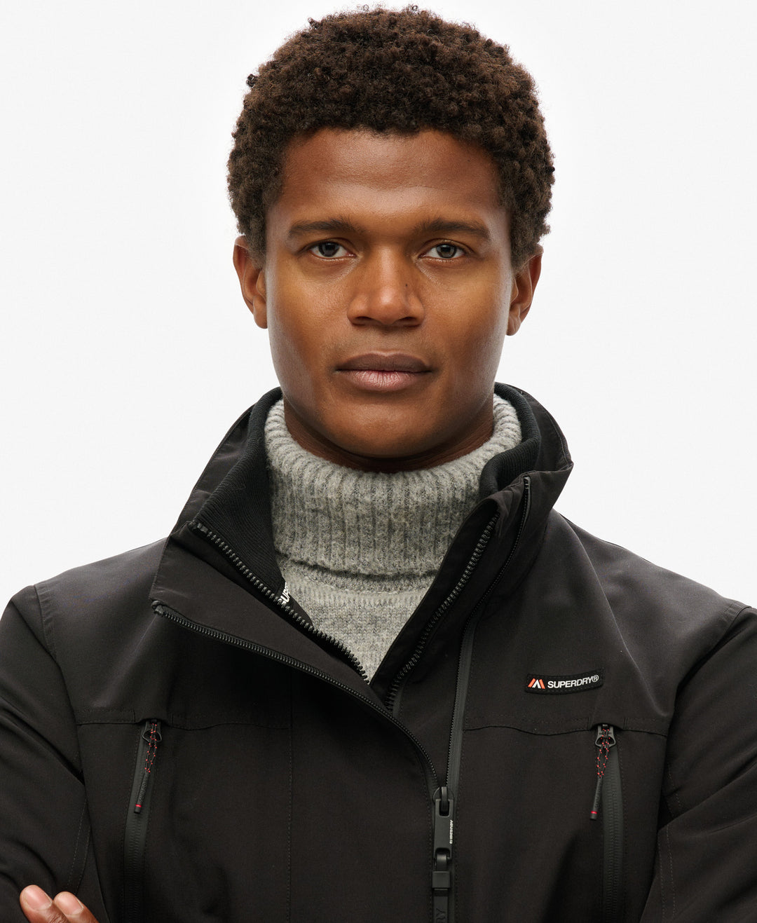 Slim Fit Non-Hooded Ultimate Windbreaker | Black – Superdry