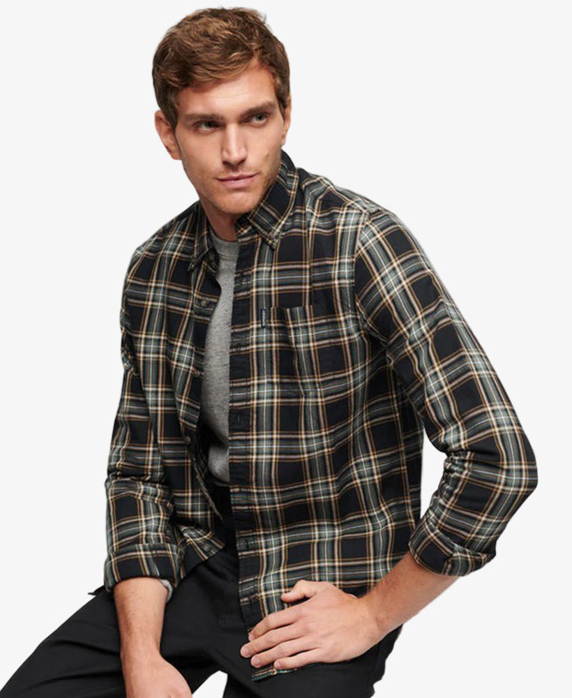 Vintage Check Shirt | Pasadena Check Black – Superdry