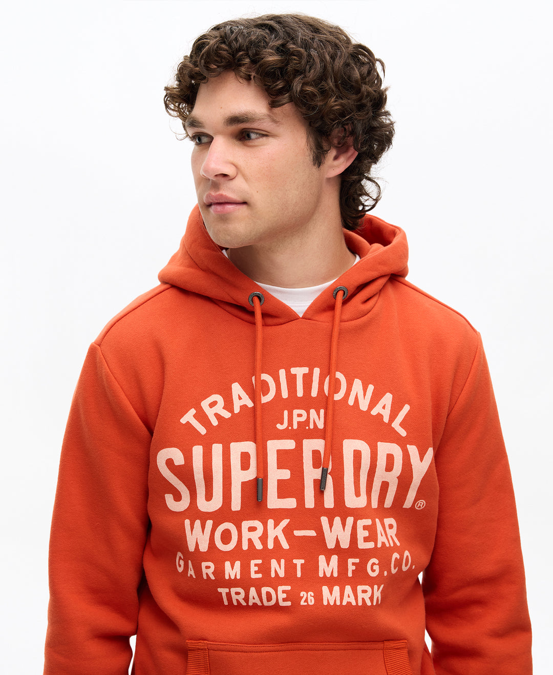 Workwear Hoodie | Denim Co Rust Orange – Superdry