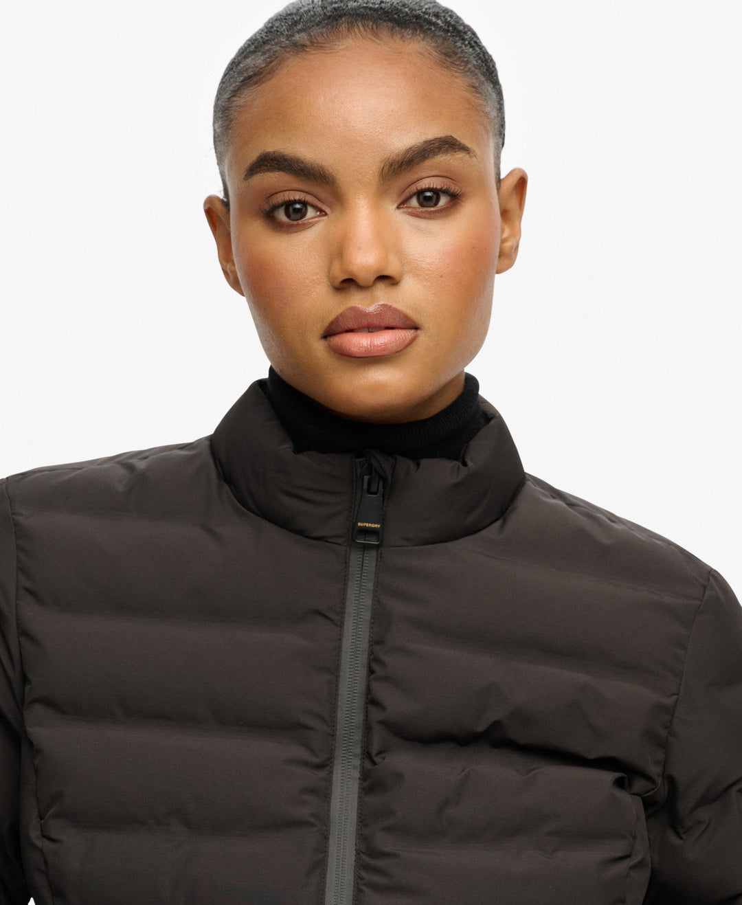 City Fuji Padded Slim Fit Jacket | Black – Superdry