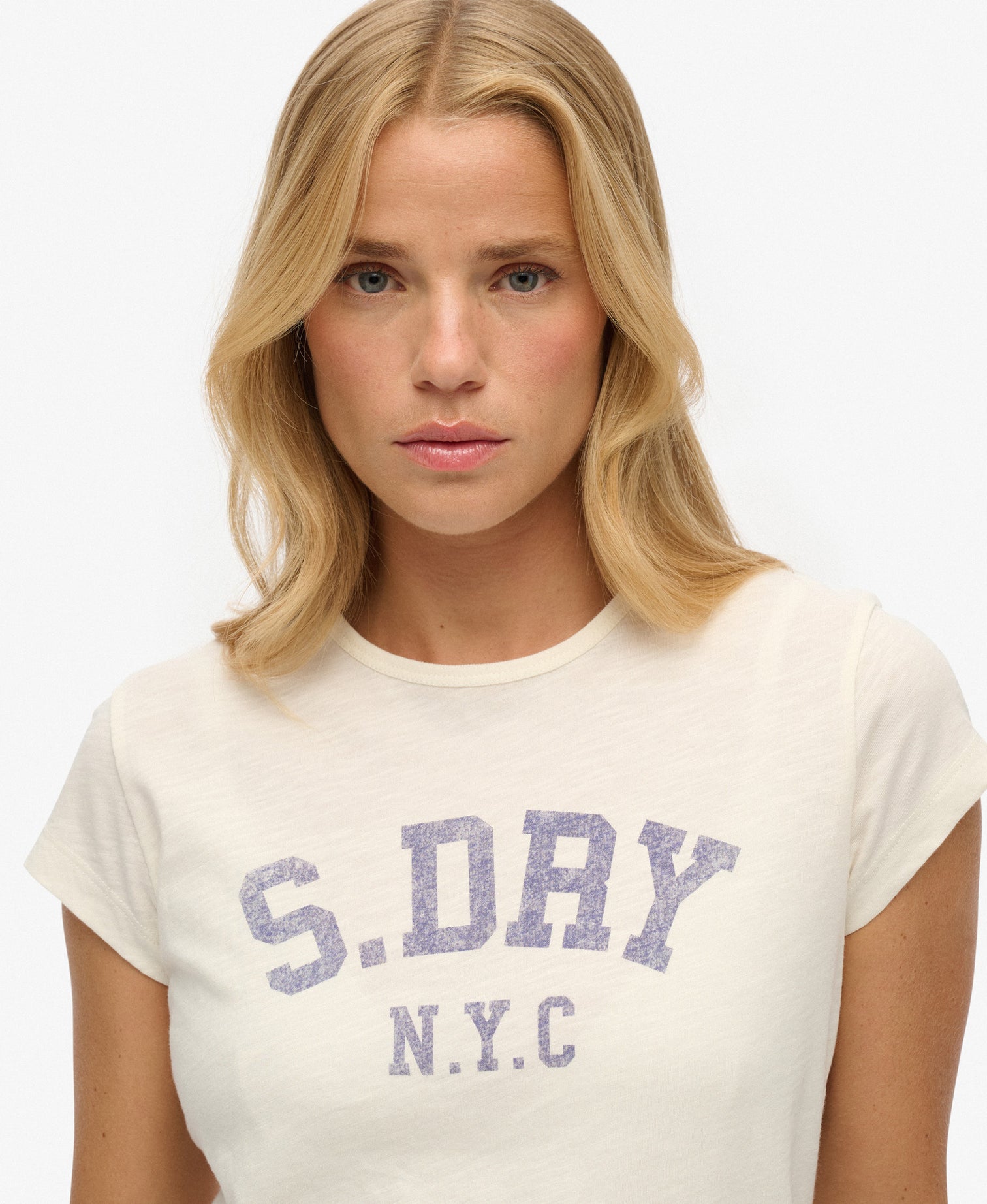 Athletic Essential Slub Tee | Off White – Superdry