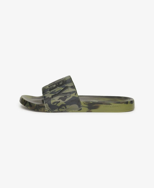 Vegan Camo Pool Slides | Nathan Camo – Superdry
