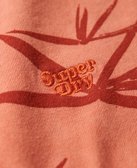 Vintage Overdye Printed Tee | Smoked Rust Orange – Superdry