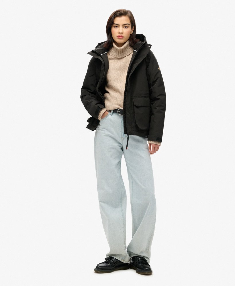 Hooded Ultimate Windbreaker Jacket | Black – Superdry
