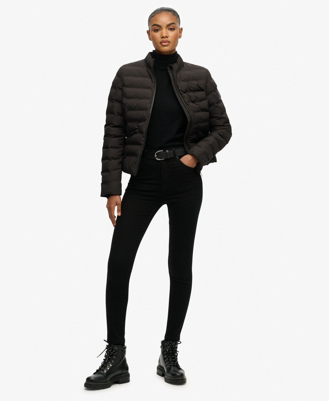 City Fuji Padded Jacket | Black – Superdry