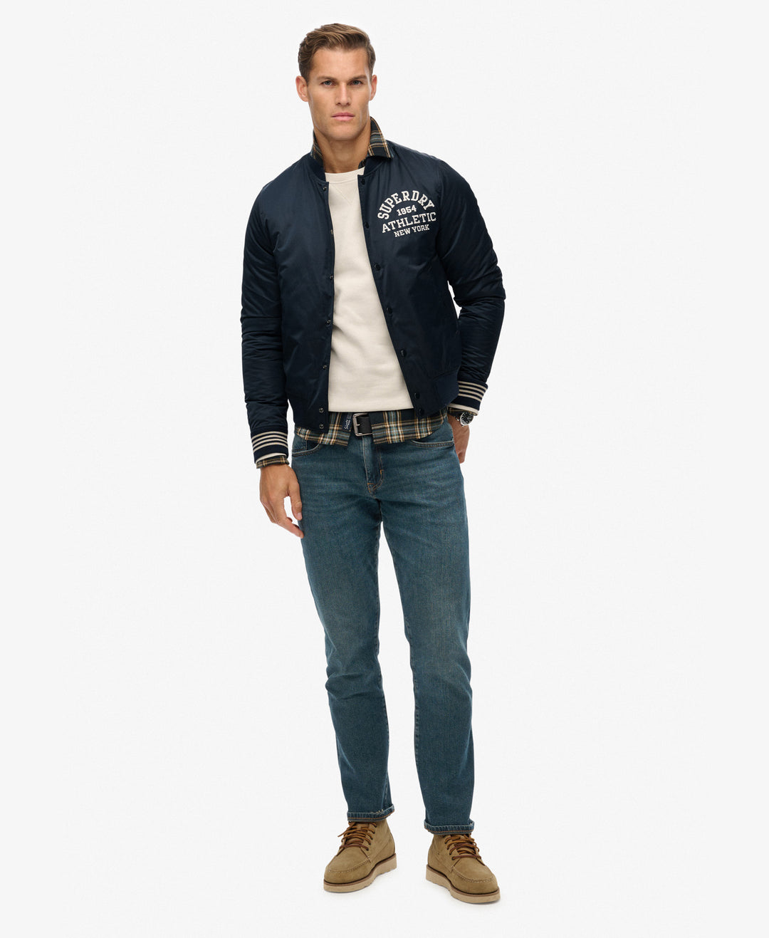 Athletic Varsity Bomber | Eclipse Navy – Superdry