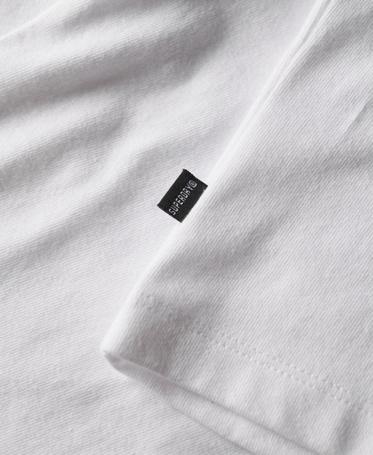 Micro Logo Graphic Loose Tee | Brilliant White – Superdry