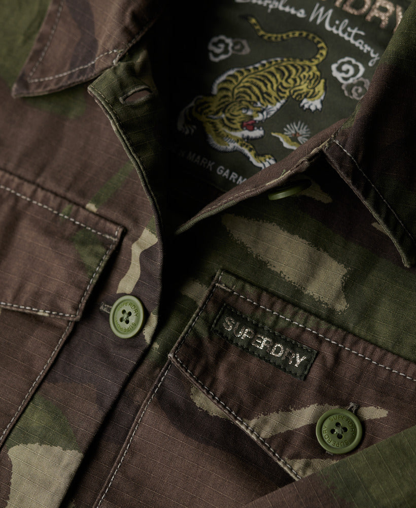 Military Overshirt | Outline Camo – Superdry