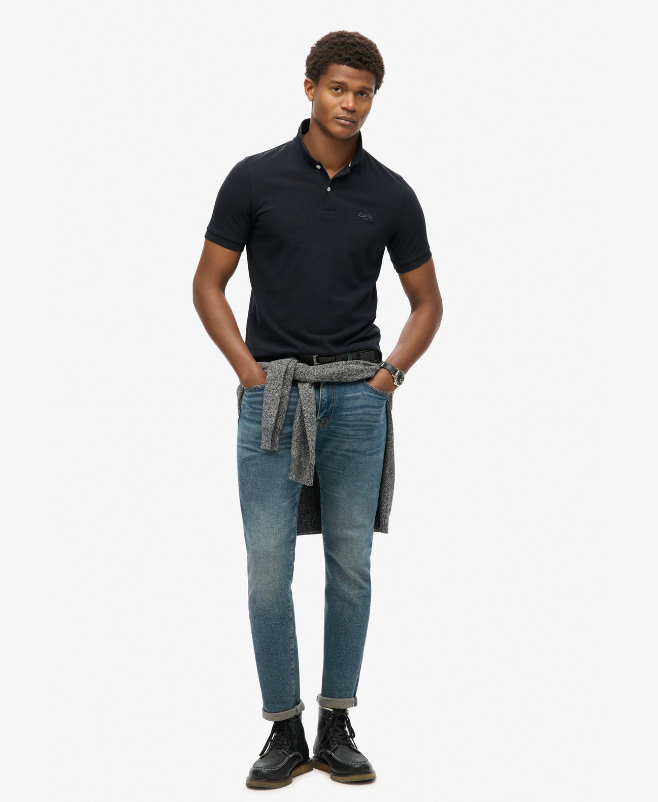 Classic Pique Polo | Eclipse Navy – Superdry