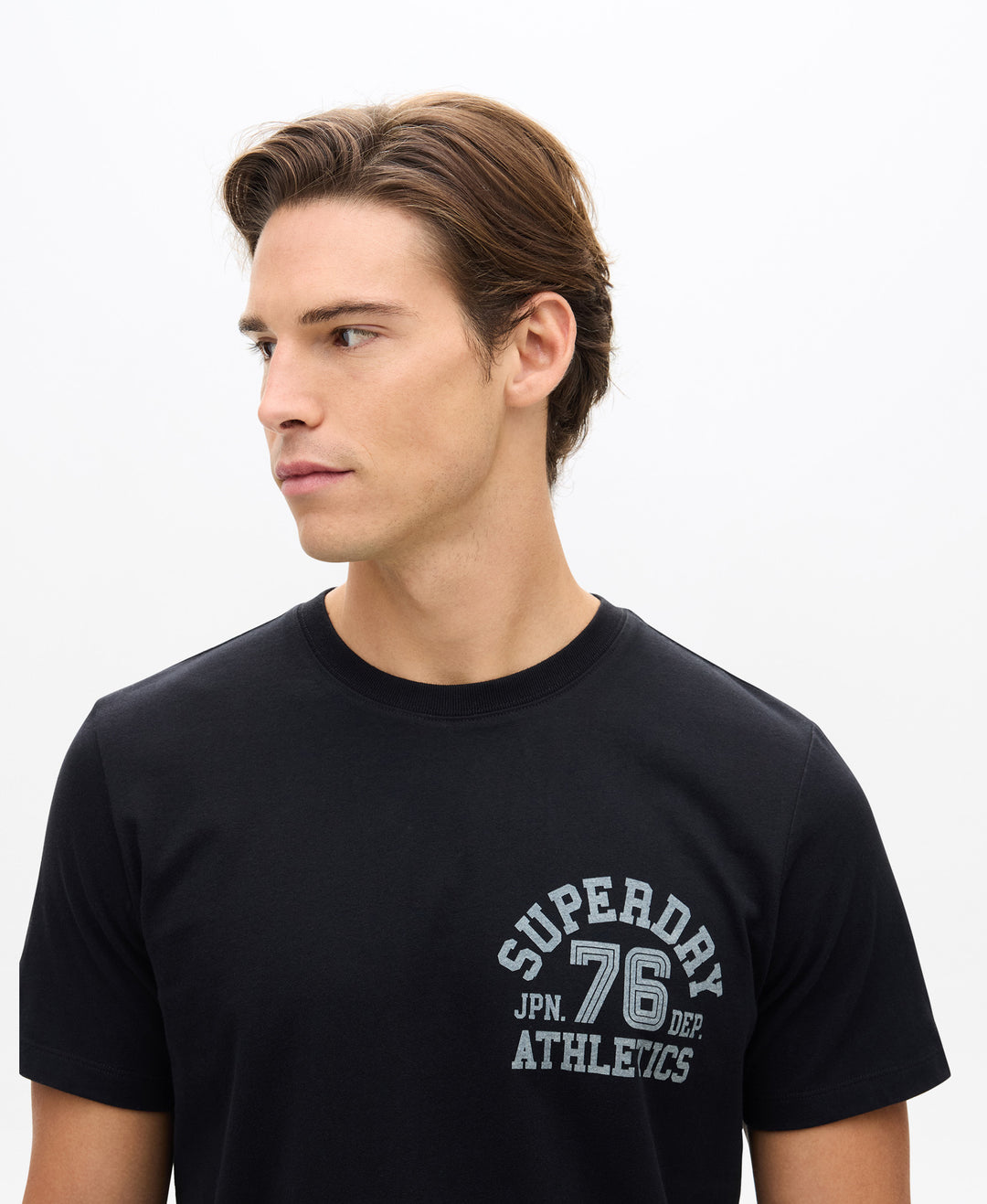 Athletic Essential Chest Tee | Black – Superdry