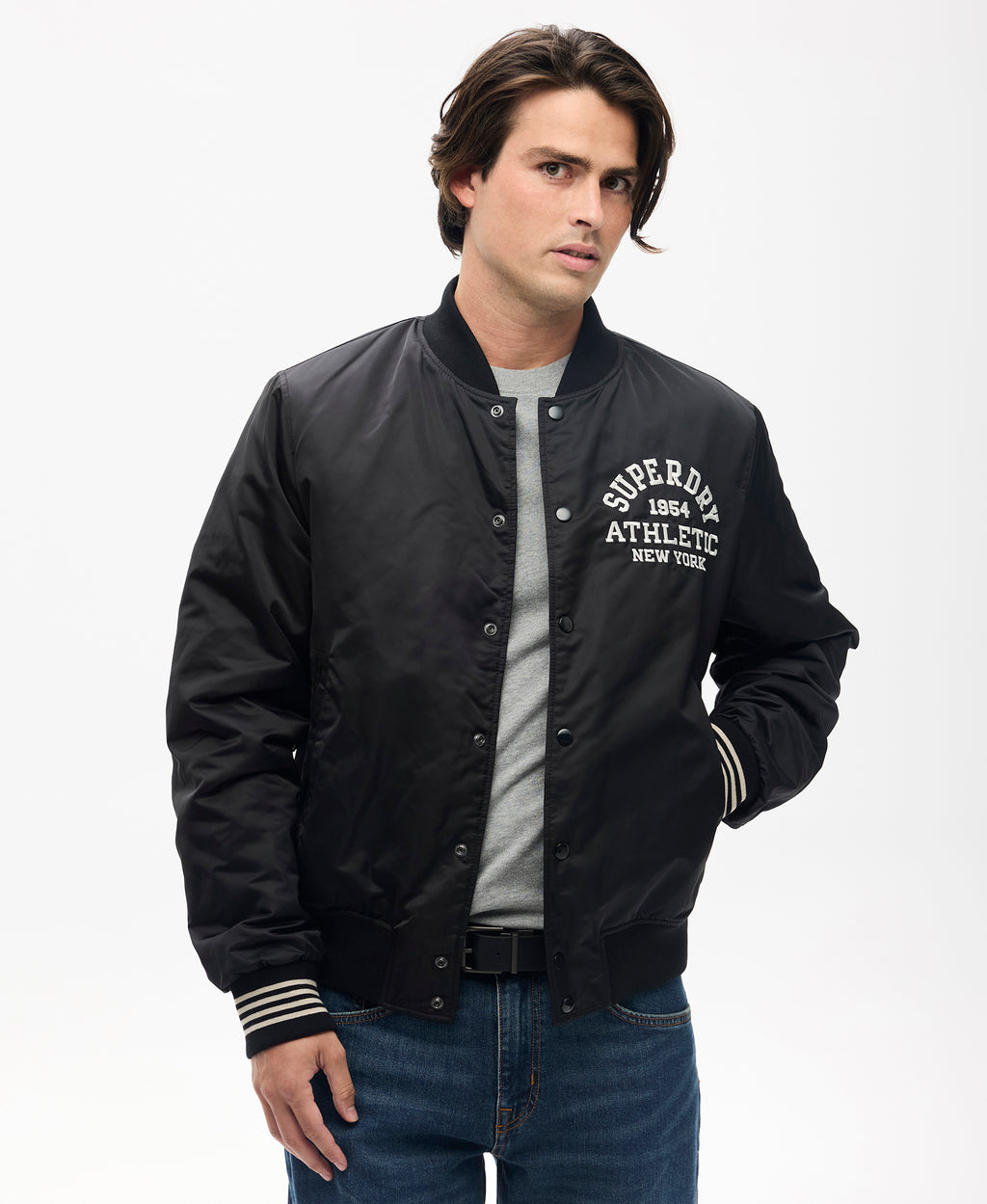 Athletic Varsity Bomber | Black – Superdry