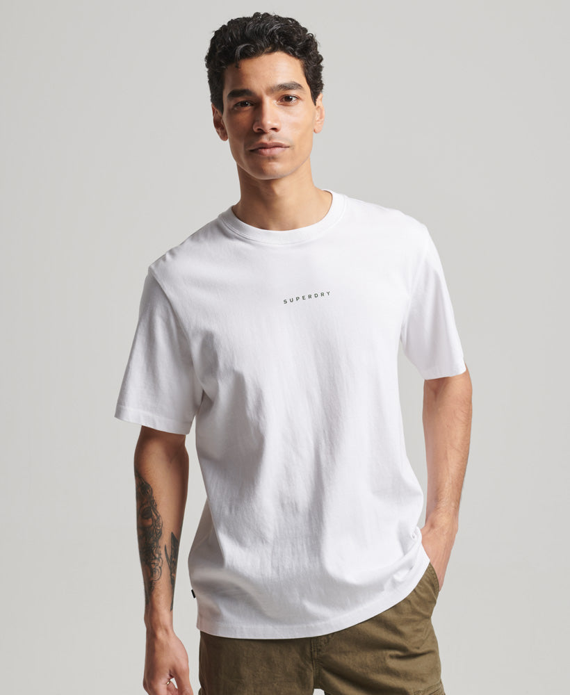 Code Surplus Logo Tee | Brilliant White – Superdry